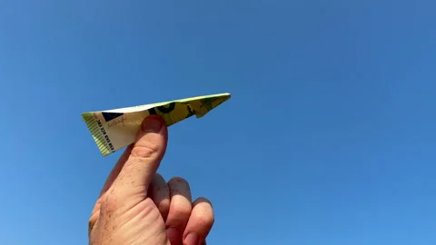 Paper Airplane Stock Videos – Royalty-Free HD & 4K Videos