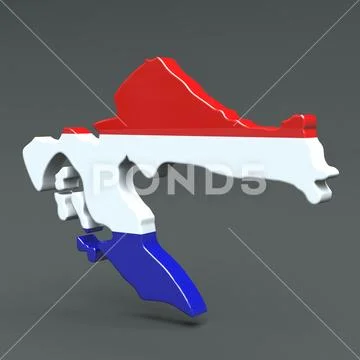 Europe 3D map isolated on dark background: Royalty Free #91583698