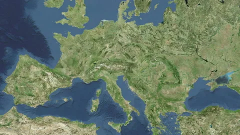 Europe Map Animation Stock Footage ~ Royalty Free Stock Videos | Pond5