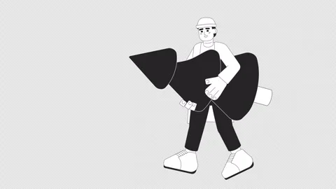 Guy Characters Animation Stock Video Footage | Royalty Free Guy ...