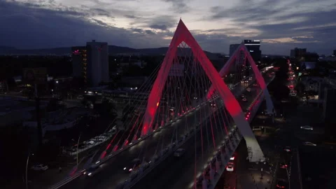 evening flying counter clockwise around ... | Stock Video | Pond5