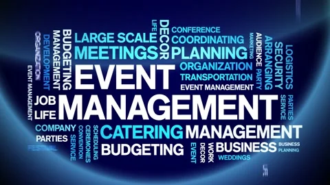 Event Planning animated word cloud,anima... | Stock Video | Pond5