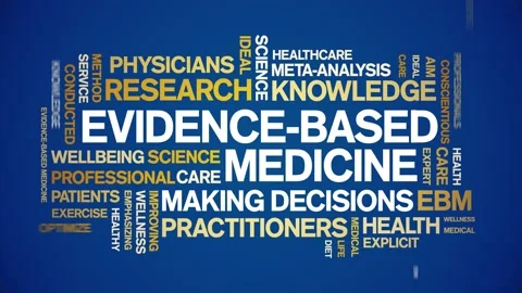 Evidence-Based Medicine animated word cl... | Stock Video | Pond5