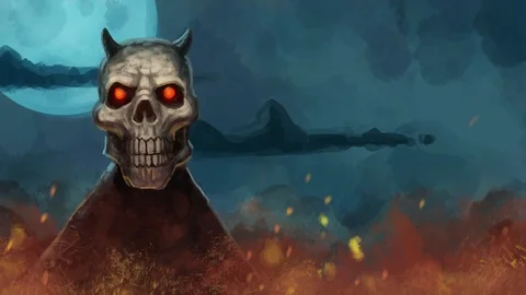 Fright Night Art Stock Footage ~ Royalty Free Stock Videos | Pond5