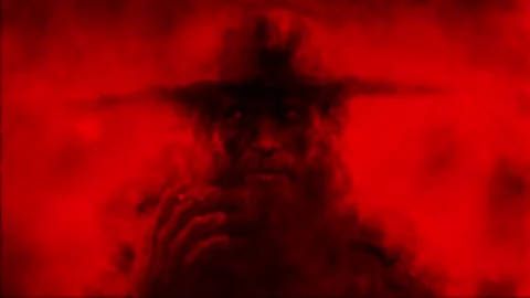 Evil sorcerer face 2D animation. Dark ma... | Stock Video | Pond5