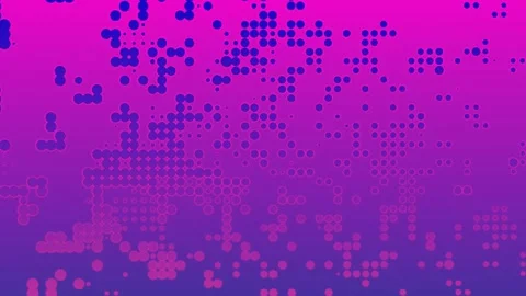 Evolving Cluster Patterns Glitch Outline... | Stock Video | Pond5