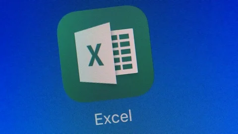 Excel App Icon Launching On Smartphone S... | Stock Video | Pond5