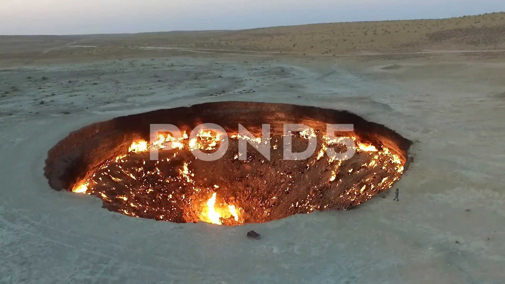 Darvaza Flaming Crater