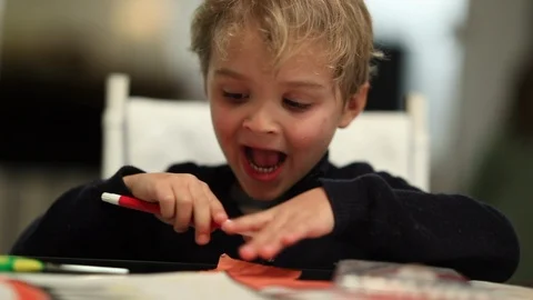 Drawing Excited Backgrounds Stock Video Footage | Royalty Free Drawing ...