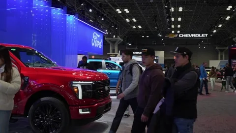 Truck Model Show Stock Video Footage | Royalty Free Truck Model Show ...