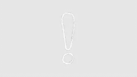 Exclamation Doodle Stock Footage ~ Royalty Free Stock Videos | Pond5