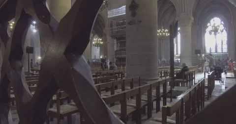 Exclusive 4K D-log Footage of Notre-Dame... | Stock Video | Pond5