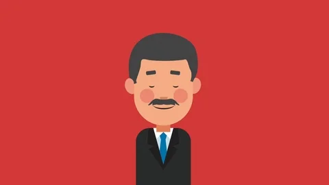 Executive businessman cartoon HD animati... | Stock Video | Pond5