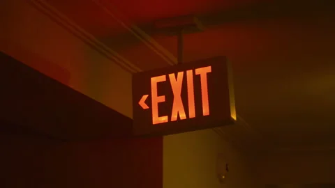 Blinking Exit Sign Stock Videos – Royalty-Free HD & 4K Videos | Pond5