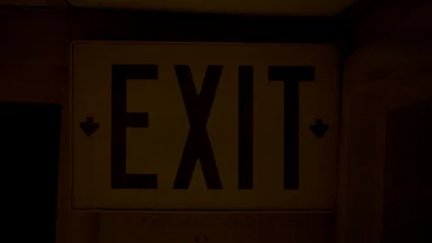 Exit Sign Stock Footage ~ Royalty Free Stock Videos | Page 9