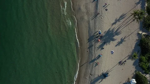 Exotic Aerial 4k view top-down view of t... | Stock Video | Pond5