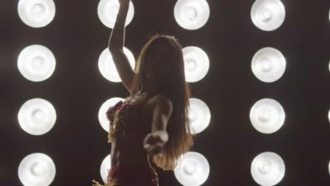 Exotic Female Belly Dancer Shaking Her H... | Stock Video | Pond5