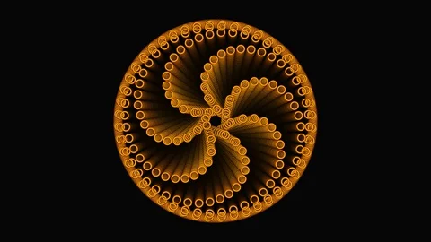 Expanding colored geometric shapes | Stock Video | Pond5