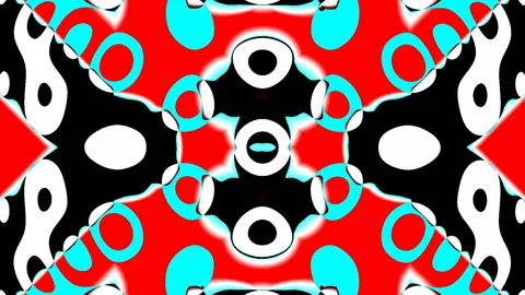 Expanding colored geometric shapes | Stock Video | Pond5