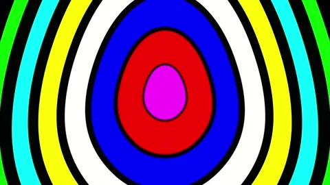 Expanding colorful oval shapes motion gr... | Stock Video | Pond5