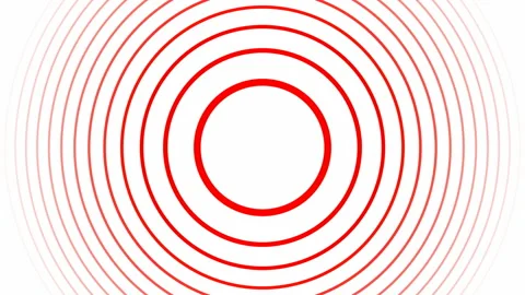 Expanding concentric circles | Stock Video | Pond5