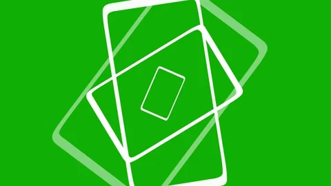 Expanding rectangle screens green screen... | Stock Video | Pond5