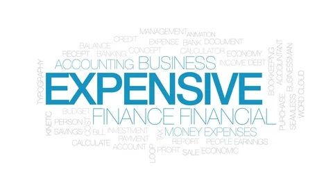 Expensive animated word cloud. Kinetic t... | Stock Video | Pond5