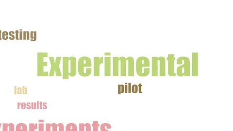 Experimental Word Cloud Animated Isolate... | Stock Video | Pond5