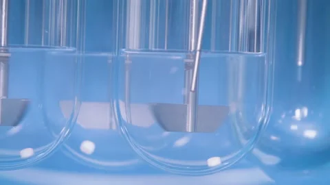 Experiments at the Lab. Sliding Shot of ... | Stock Video | Pond5