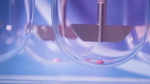 Experiments at the Lab. Sliding Shot of ... | Stock Video | Pond5