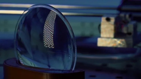 Experiments with a laser system in the l... | Stock Video | Pond5