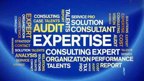 Expertise animated word cloud,design ani... | Stock Video | Pond5