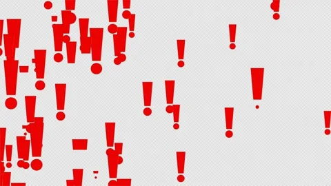 Explanation Mark Animated Emoji Pack wit... | Stock Video | Pond5