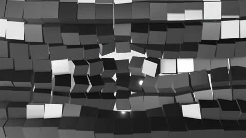 Exploding Block Wall Transition with An ... | Stock Video | Pond5