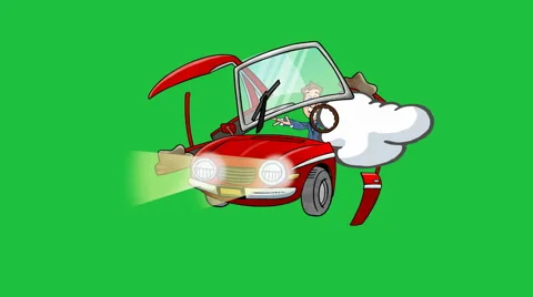 Head Car Cartoon Stock Videos – Royalty-Free HD & 4K Videos | Pond5