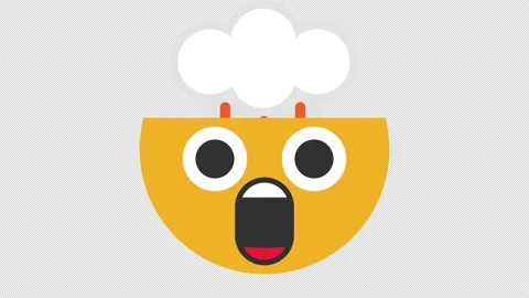 Exploding Face Animated Emoji on Transpa... | Stock Video | Pond5
