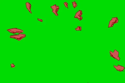 Exploding Red Star - Animation - Hand-Dr... | Stock Video | Pond5