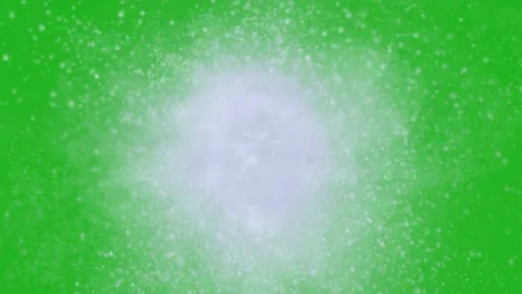 Exploding snow motion graphics with gree... | Stock Video | Pond5
