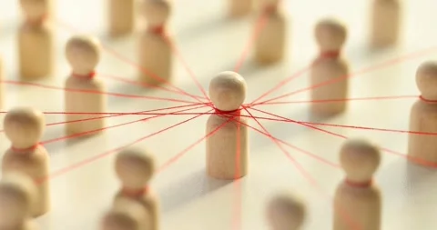 Exploring connections and relationships ... | Stock Video | Pond5