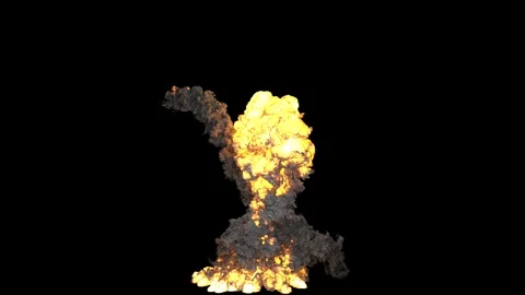 Nuclear Explosion Alpha Stock Video Footage | Royalty Free Nuclear ...