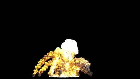 Nuclear Explosion Alpha Stock Video Footage | Royalty Free Nuclear ...