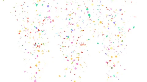 Explosion Celebration Confetti Animation... | Stock Video | Pond5