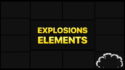 After Effects: Explosion Elements | After Effects #153861604