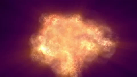 explosion fire flame animation 8k | Stock Video | Pond5
