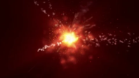 explosion fire light ray | Stock Video | Pond5