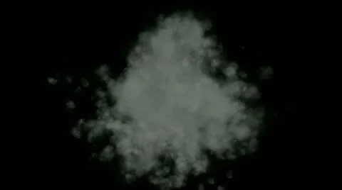 Explosion particles mist gas steam smoke... | Stock Video | Pond5
