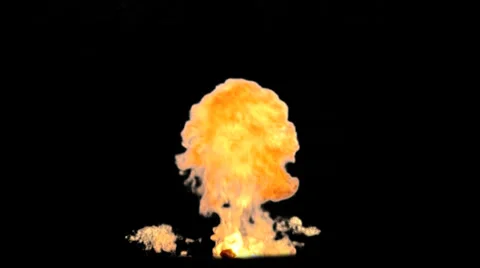 Explosion Alpha Channel Stock Footage ~ Royalty Free Stock Videos | Pond5