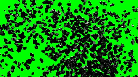 Explosion rock stone on green screen Ind... | Stock Video | Pond5