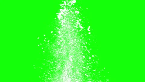 Explosion Scatters the Snow on Chroma Ke... | Stock Video | Pond5