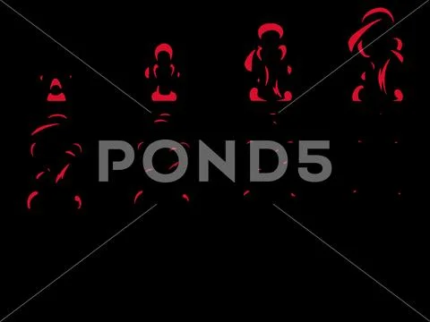 Explosion special effect fx animation frames sprite sheet. Clear ...